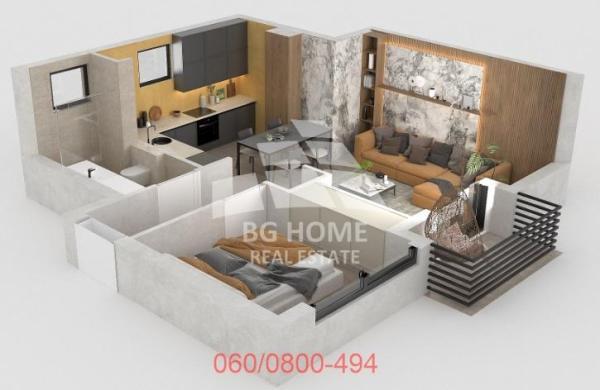 Dimitrija Tucovića, Jednoiposoban stan na prodaju, 47m2, 170.910€