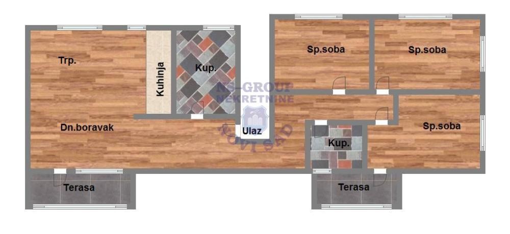 Četvorosoban stan na prodaju, 84m2, 143.100€