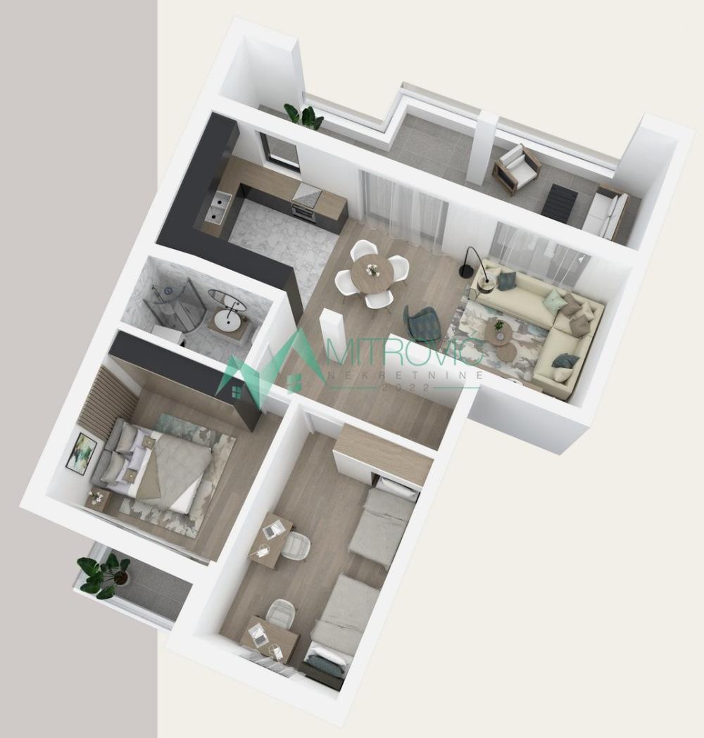 Trosoban stan na prodaju, 94m2, 250.600€