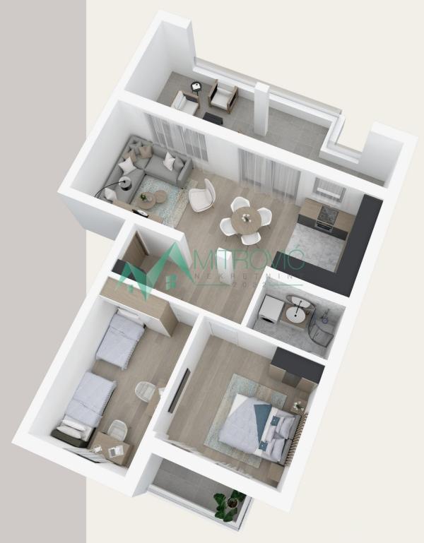 Trosoban stan na prodaju, 89m2, 239.600€