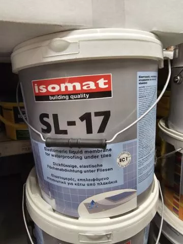 ELASTOMERNA TEČNA MEMBRANA - SL 17 ISOMAT