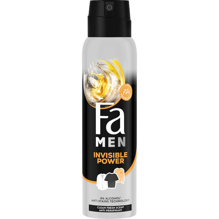 Fa deo spray men invisible po 150ml fa
