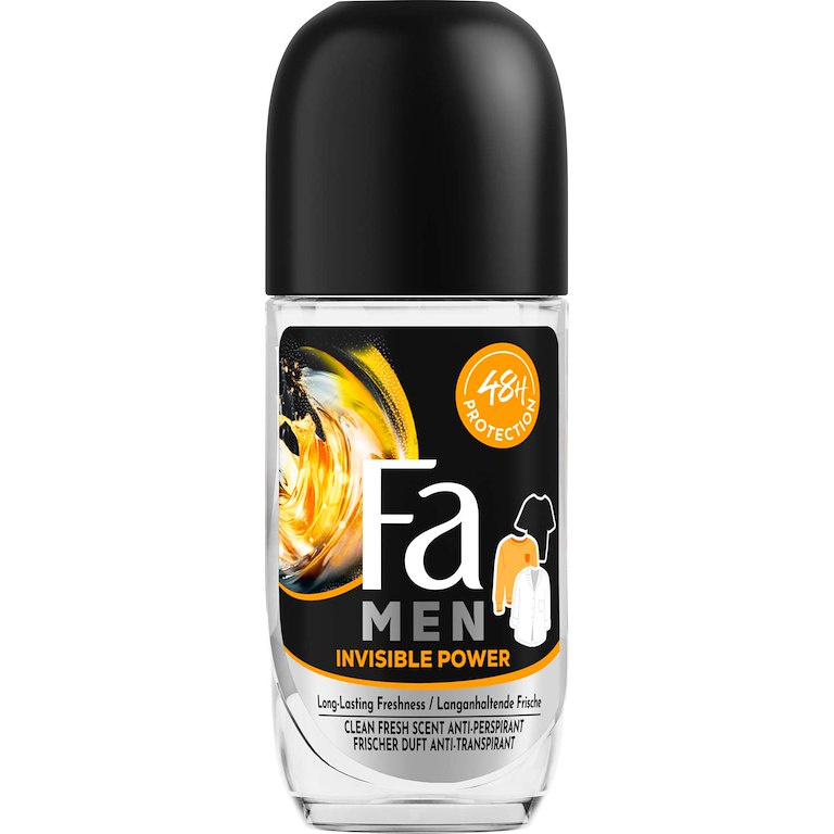 Fa deo roll-on men invisible p 50ml fa