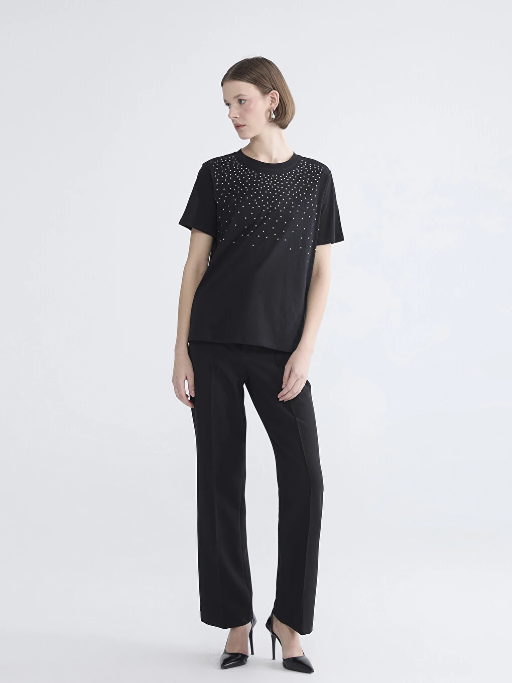 LCW EVERYDAY Bluza Sa Ukrasima I Okruglim Izrezom.