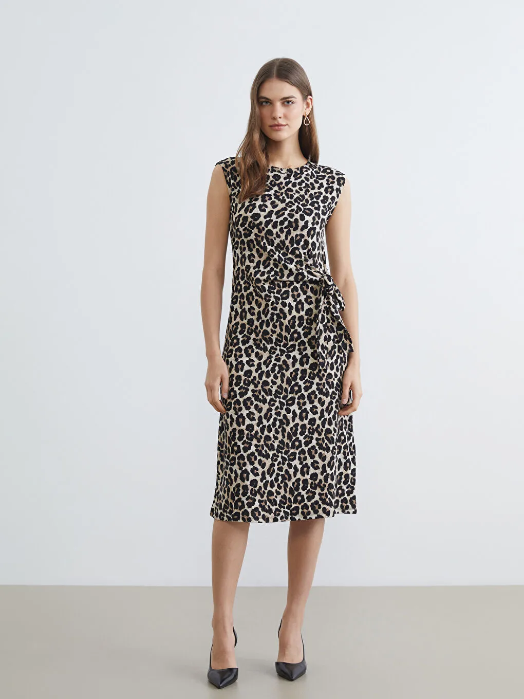 LCW STUDIO Leopard Midi Haljina