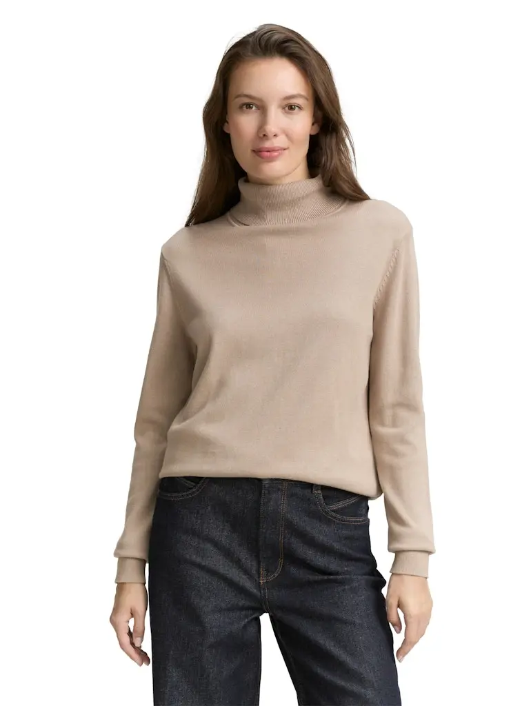 Tom Tailor Ženski džemper 1047675, Bež