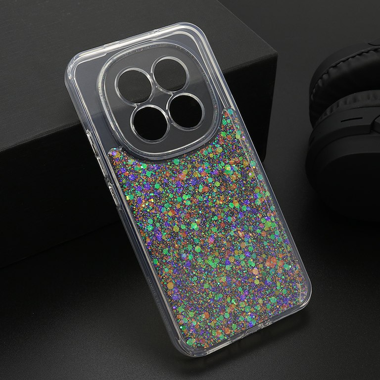 Futrola CRYSTAL GLOW za Xiaomi Redmi Note 15 5G srebrna (MS)