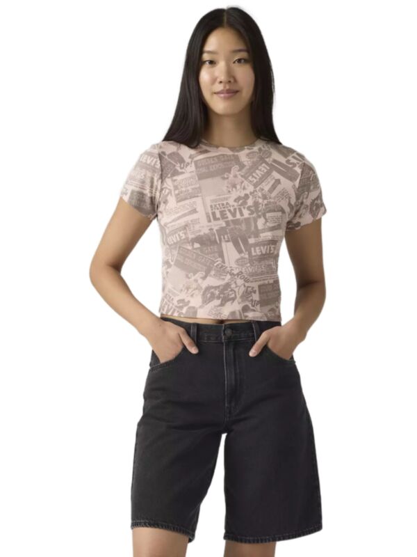 Levis - Ženska crop majica sa printom