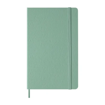 Agenda - Moleskine, Plain, Large, Sage Green, Text, Hard Cover