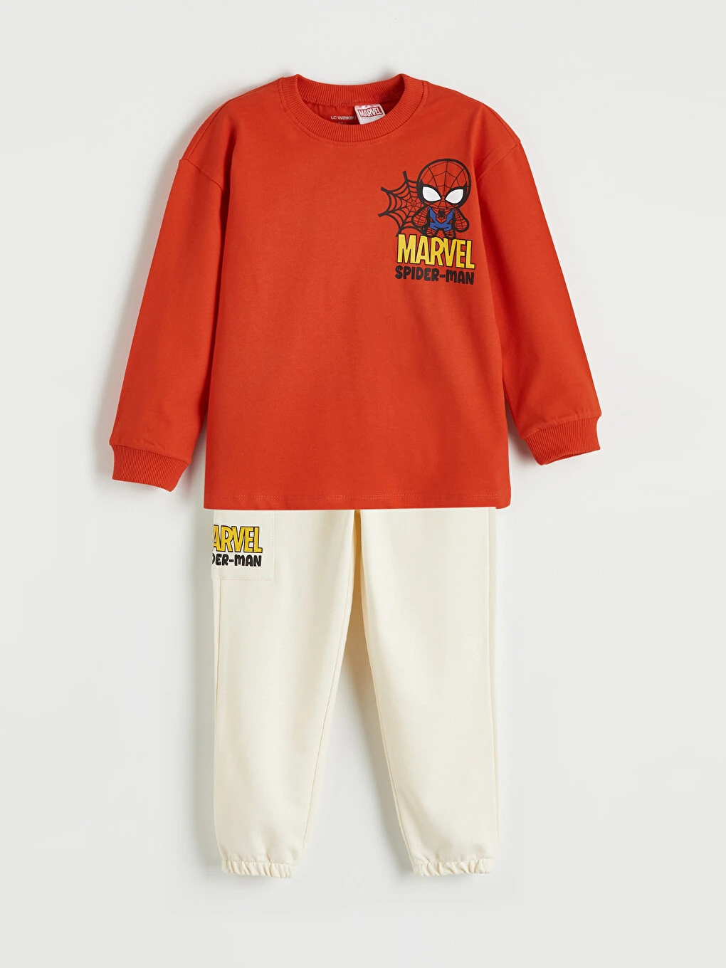 LCW Kids Dečiji Komplet Trenerke Sa Spider-man Printom