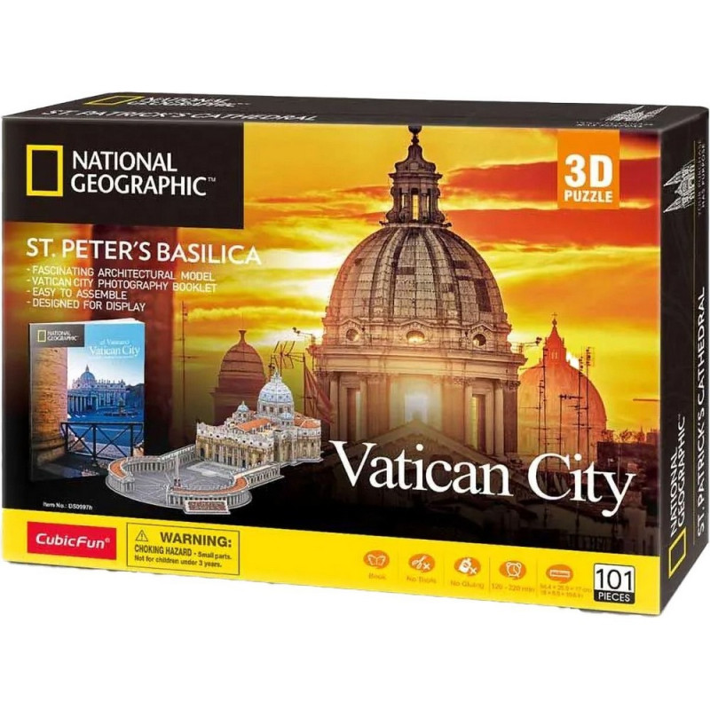 CUBIC FUN PUZZLE SET ST PETERS BASILICA