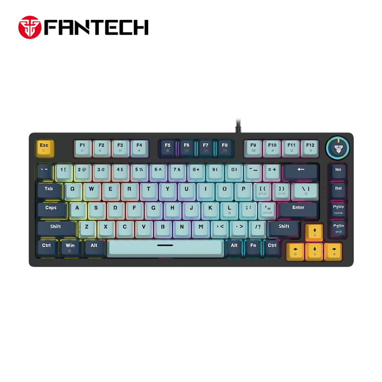 Tastatura Mehanicka Gaming Fantech MK875V2 RGB Atom 81 Mizu SkyBlue (Rosie switch)