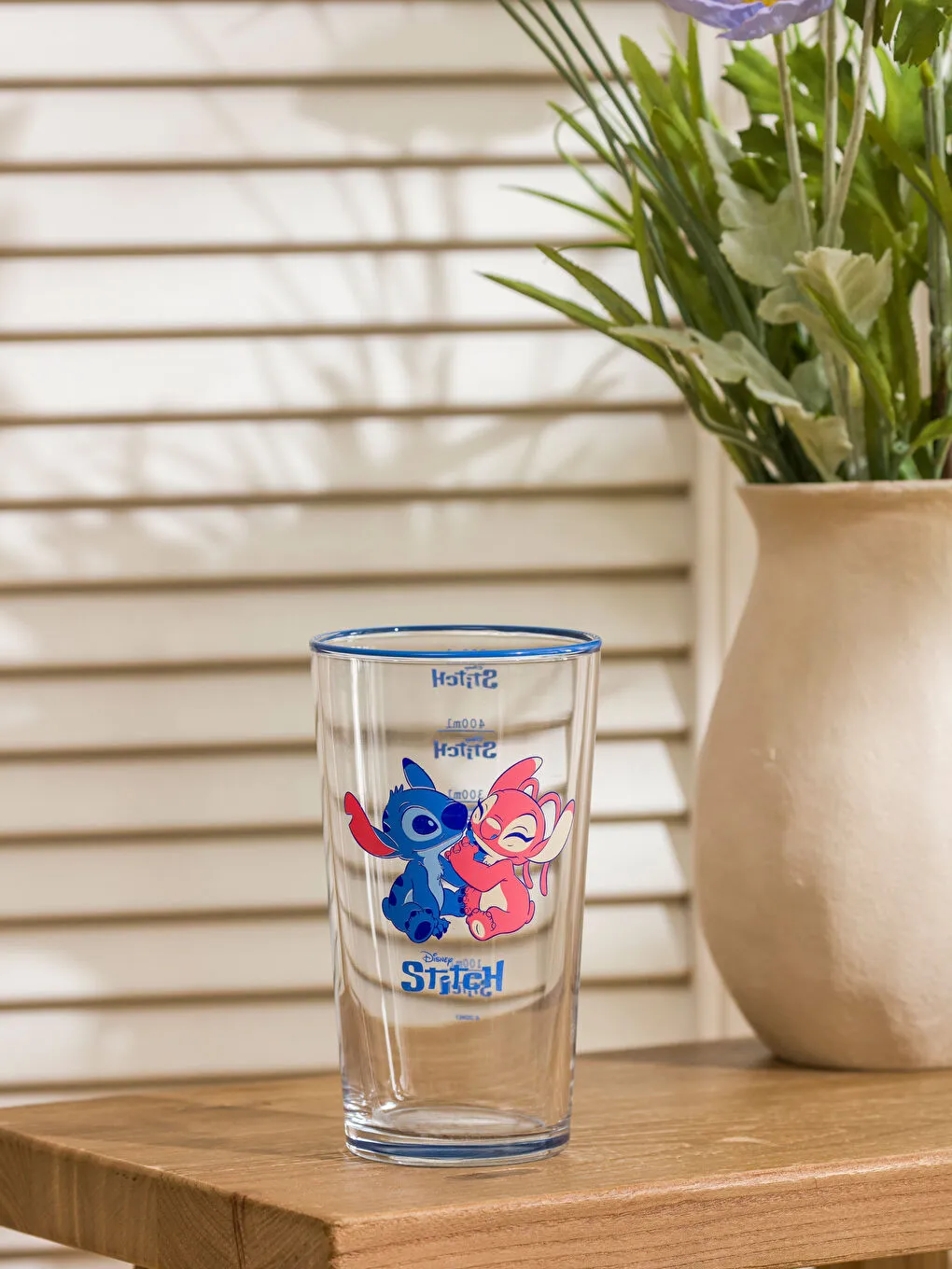 LCW HOME Lilo & Stitch Štampana Staklena Čaša 570 Ml