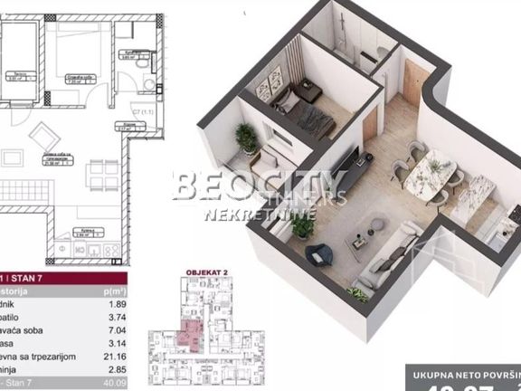 Novi Sad, Liman 4, , 2.0, 40m2, 98000EUR