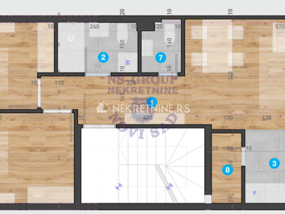 Trosoban stan u izgradnji 57m2