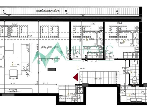 Stan,PETROVARADIN,PETROVARADIN,kv: 84.00, € 122415, ID: 1001928