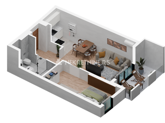 DVOSOBAN STAN Sb 5.6 - ZONED PANONKA