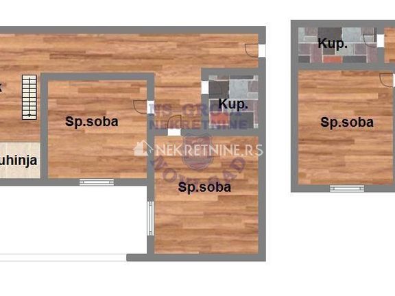 Petosoban stan 187m2 u izgradnji Telep