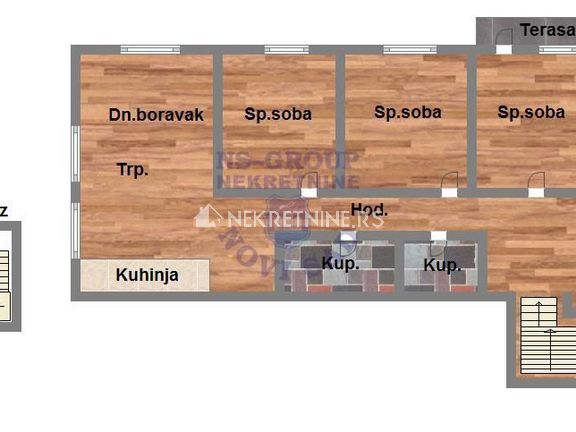 Četvorosoban stan 104m2 u izgradnji Telep