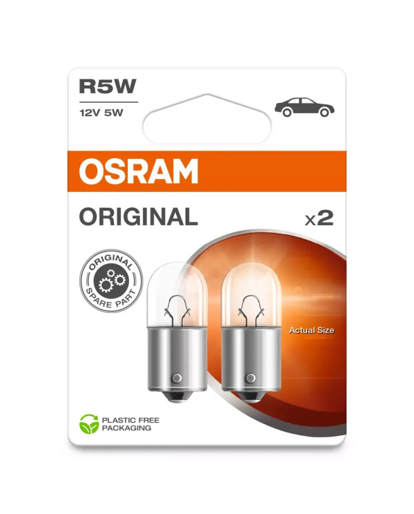 OSRAM ORIGINAL R5W 5007-2BL 5W 12V BA15S