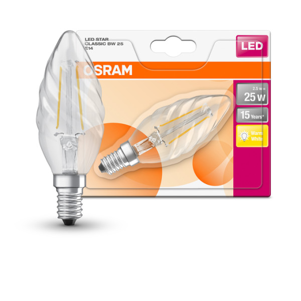 OSRAM LED sijalica ST CLAS BW 25 CL 2.5 W/2700 K E14 4052899941588