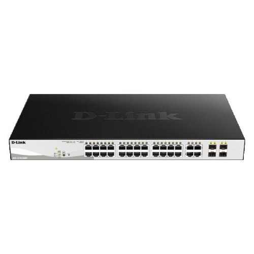 LAN Switch D-Link DGS-1210-28P/E PoE 10/100Mbps 24 PoE port + 4 SFP