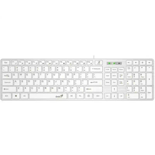 Genius SlimStar 126 USB YU Bela Tastatura