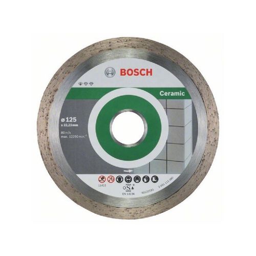 BOSCH Dijamantska rezna ploča Standard for Ceramic 2608603232, 125 x 22,23 x 1,6 x 7 mm