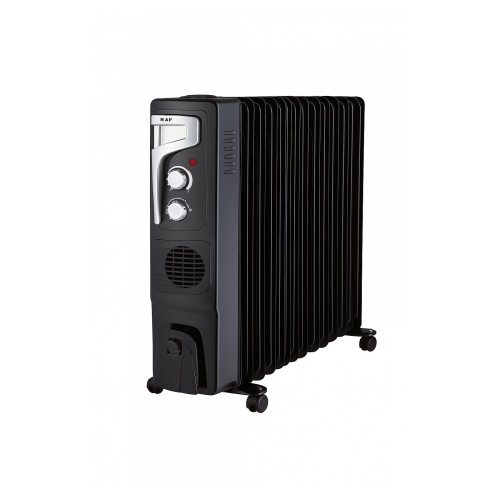 RAF R.1329B ULJNI RADIJATOR SA VENTILATOROM 13 REBARA CRNI 2900W