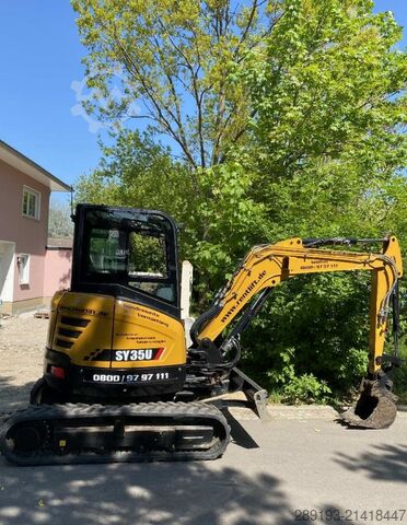 Mini bager
Sany SY 35U Diesel 3,8t + 1 Löffel