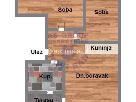 Trosoban stan na Telepu,60m2