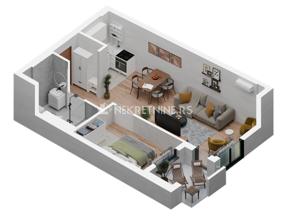 DVOSOBAN STAN Sb 1.4 - ZONED PANONKA