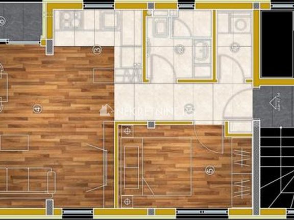 Jednoiposoban stan sa PDV-om u novogradnji na Paliluli ID#7742