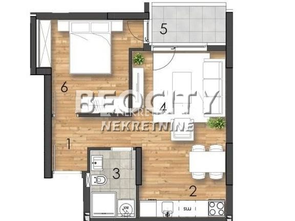 Novi Sad, Telep, Jerneja Kopitara, 2.0, 41m2, 117803EUR