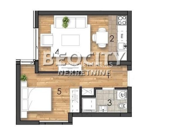 Novi Sad, Telep, Jerneja Kopitara, 2.0, 37m2, 102273EUR
