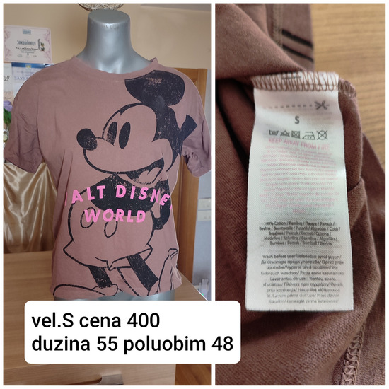 Majica “Walt Disney World” sa Miki Maus printom.