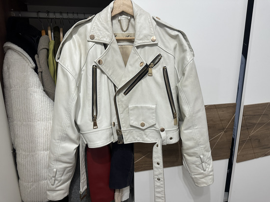 Andrijana Jovanovic jakna od prave koze S