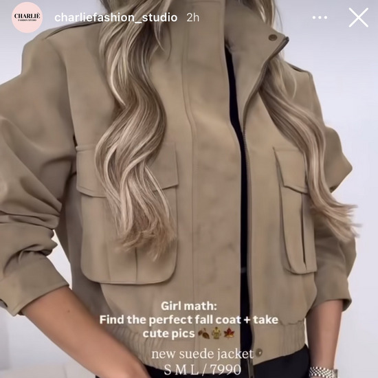 Charlie jakna s etiketom