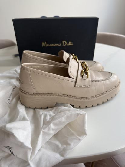 Massimo dutti krem loafers