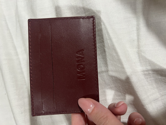 Mona cardholder bordo