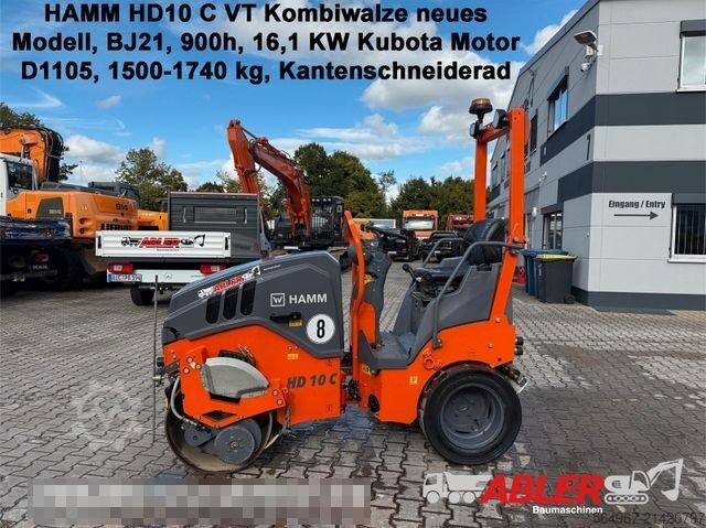Valjak sa jednim bubnjem
HAMM HD10 C VT Kombiwalze neues Modell