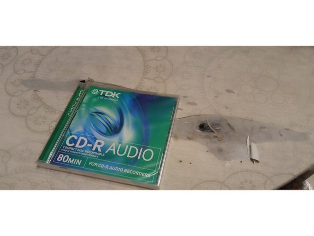TDK CD-R  Audio muzički CD-R = 80 min. muzičkog snimanj