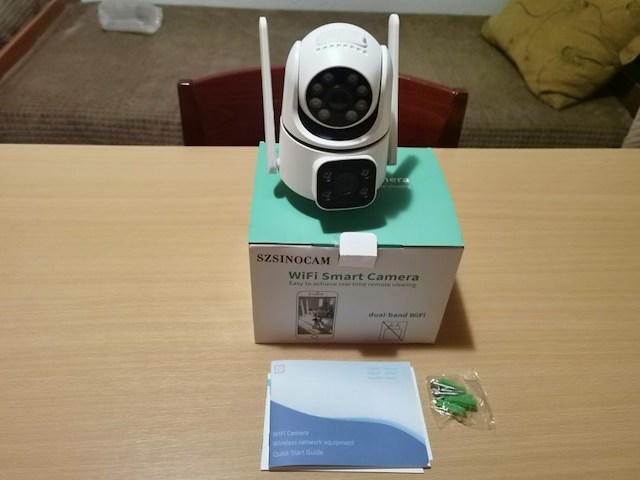 Wifi PTZ DUPLA KAMERA 6MP VODOOTPORNA IP66-NOVO!