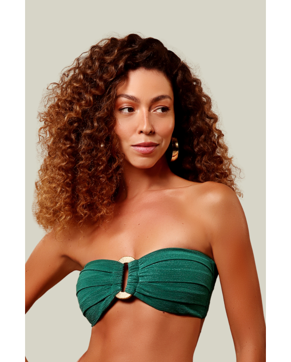 Top Verde Strapless