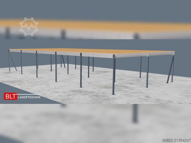 Skladišna platforma
10x20m Lagerbühne , Belastung : 500kg/qm Unterkante: 3m ,ca. 200qm , Systembühne