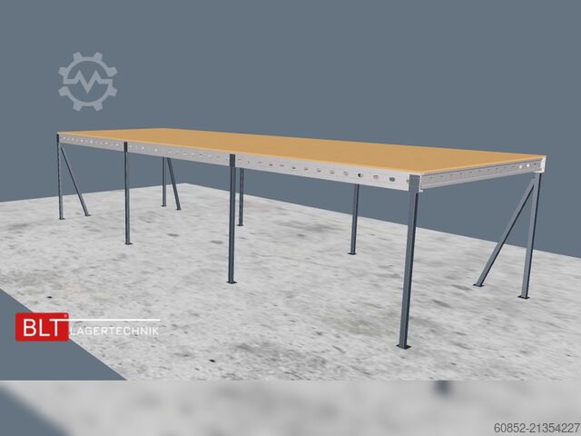 Skladišna platforma
5x15m Lagerbühne , Belastung : 500kg/qm Unterkante: 3m ,ca. 75qm , Systembühne