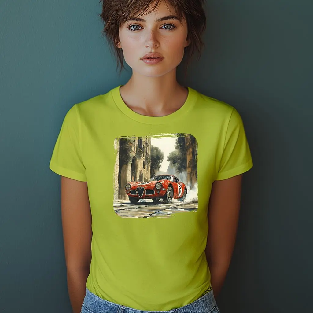 Camiseta Majica sa štampanim printom Cam 851, Ženska, Limeta