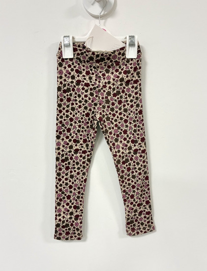 Zara rebraste cvetne helanke