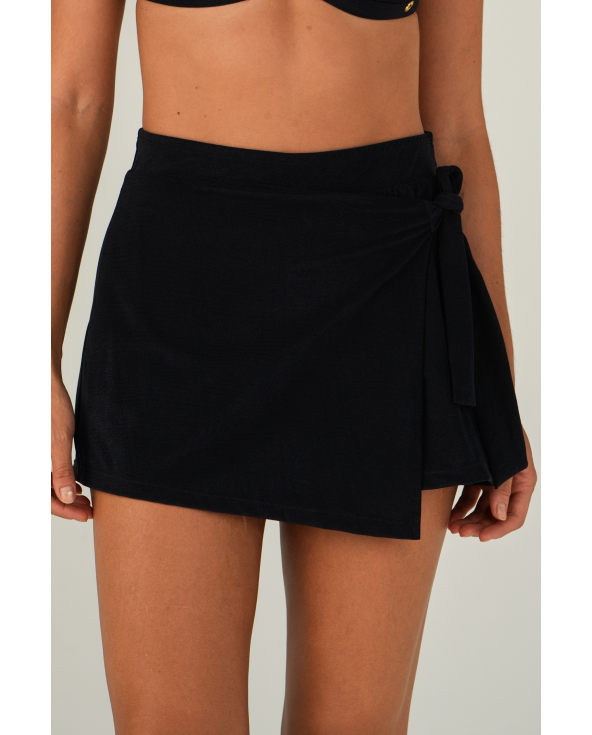 Preto Shorts Skirt