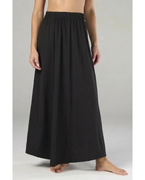 Preto Pareo Skirt Babado